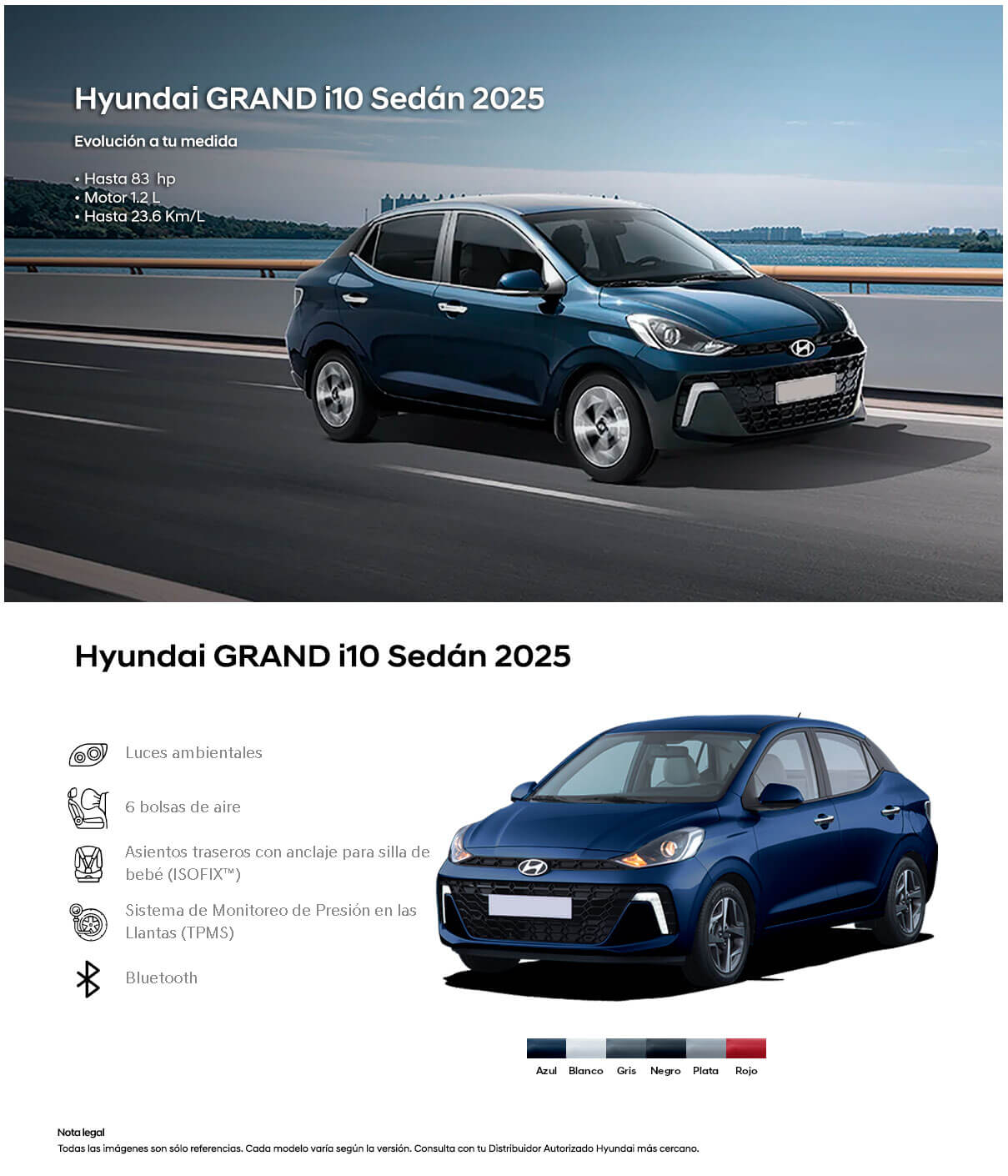 Hyundai Contigo - Precios GRAND i10 Sedán 2025